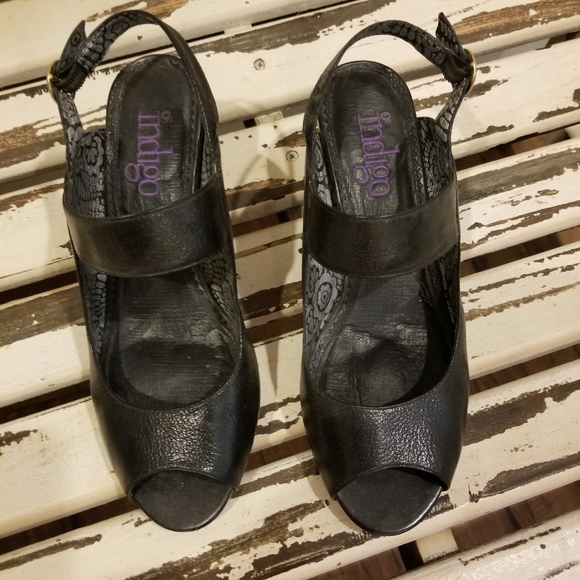 Indigo | Shoes | Black Indigo Heels | Poshmark